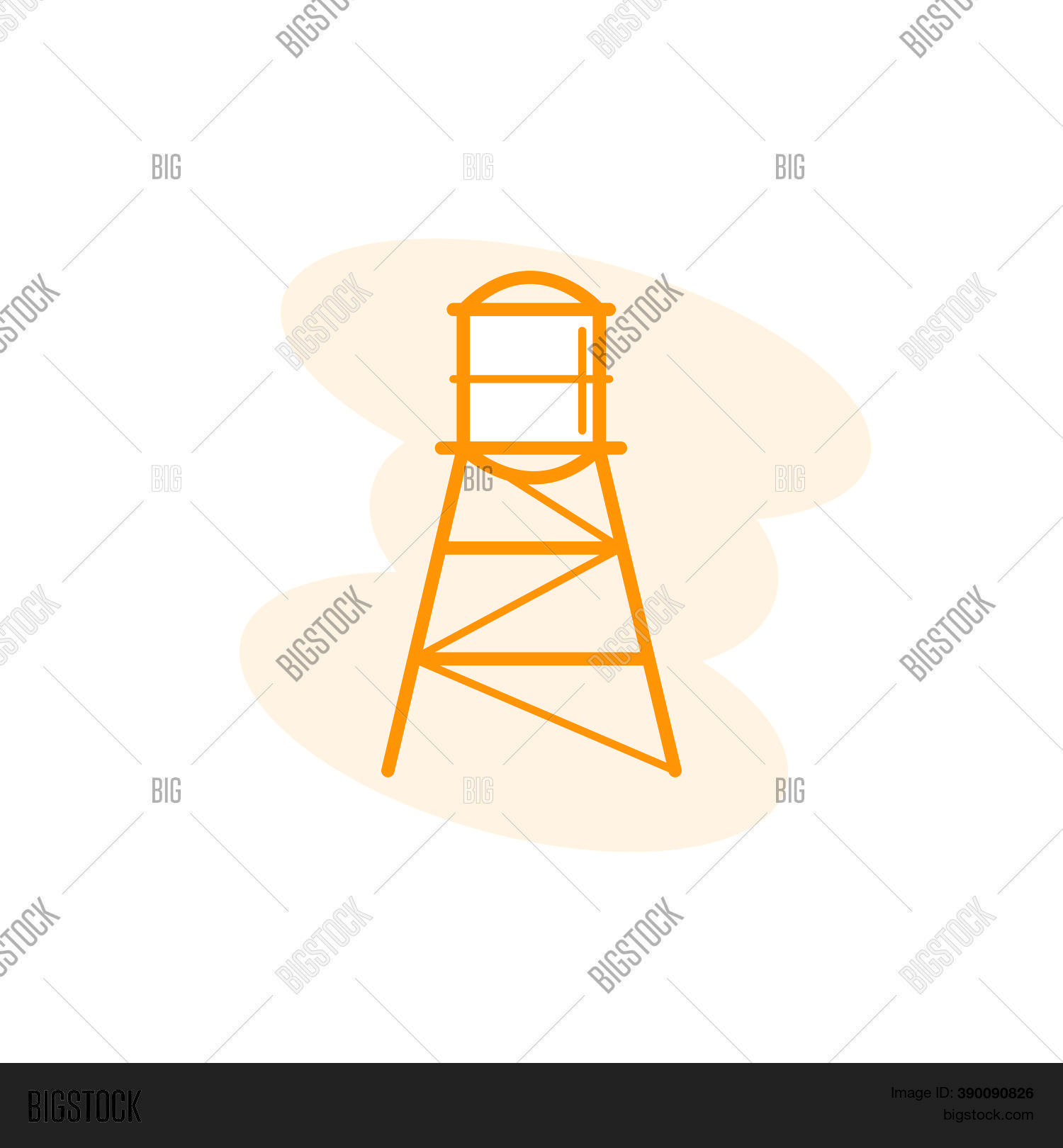 Water Reservoir Icon Vector & Photo (Free Trial) | Bigstock