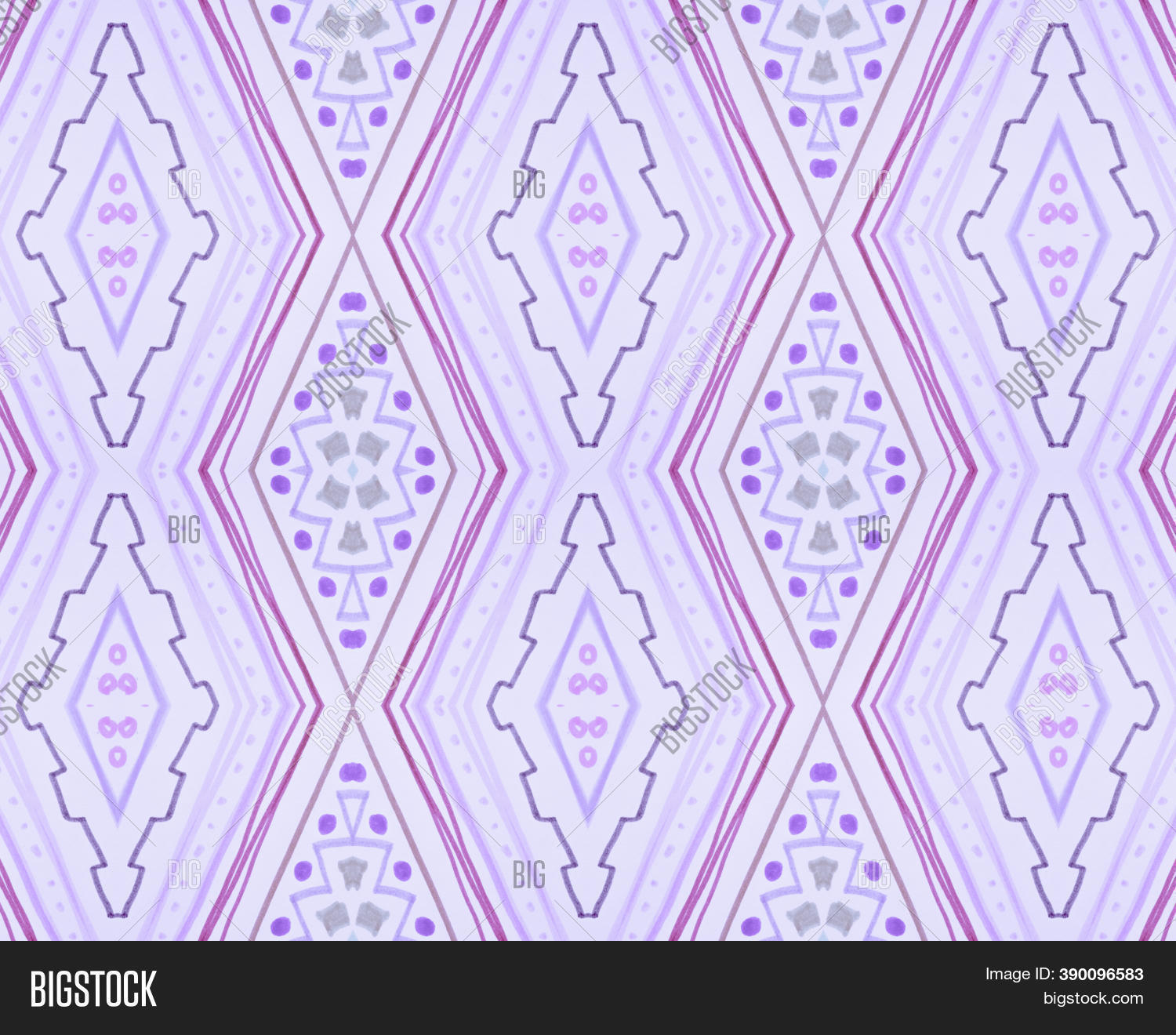 Violet Seamless Ethnic Image & Photo (Free Trial) | Bigstock