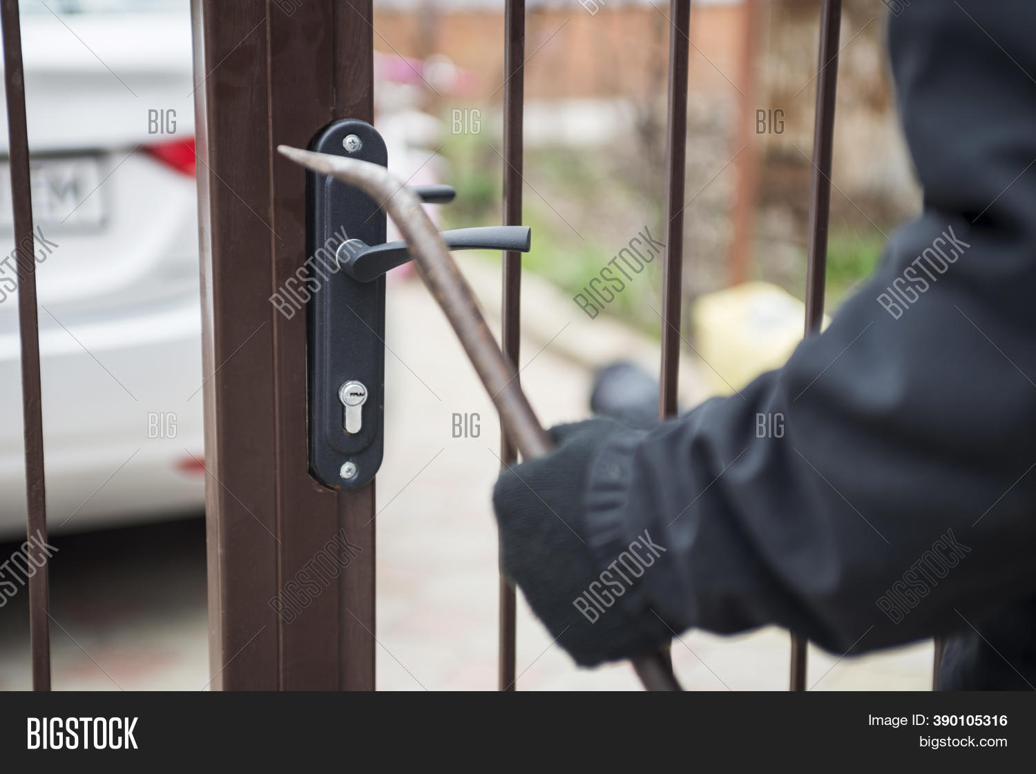 Burglar Trying Break Image & Photo (Free Trial) | Bigstock