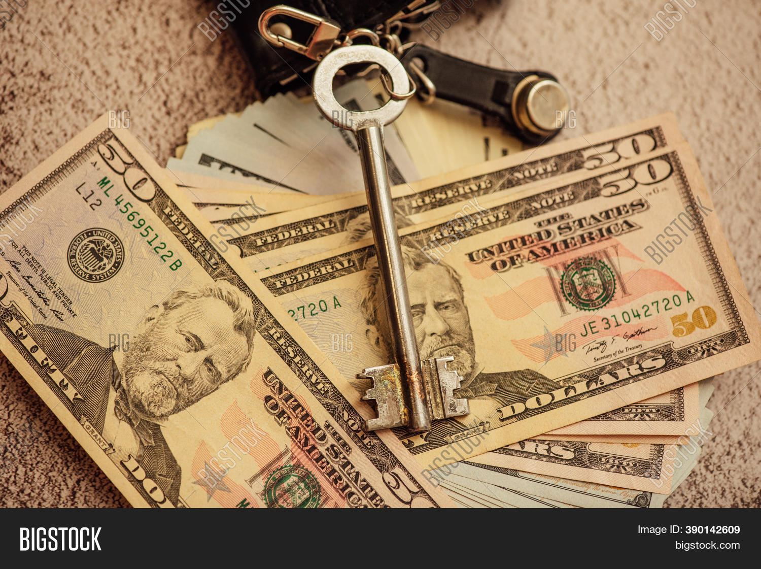 Keys Money. Dollars Image & Photo (Free Trial) | Bigstock