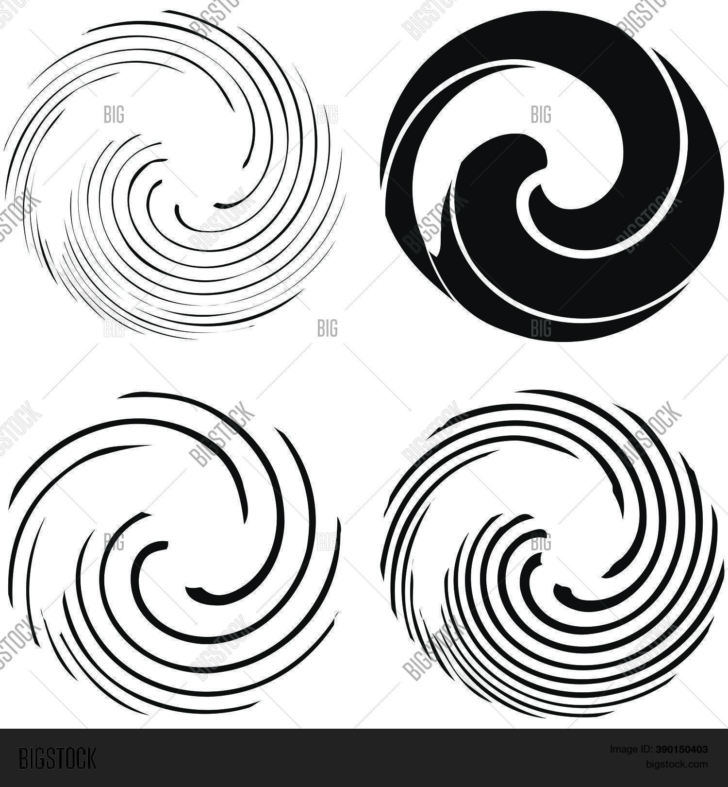 Circular Spiral, Vector & Photo (Free Trial) | Bigstock