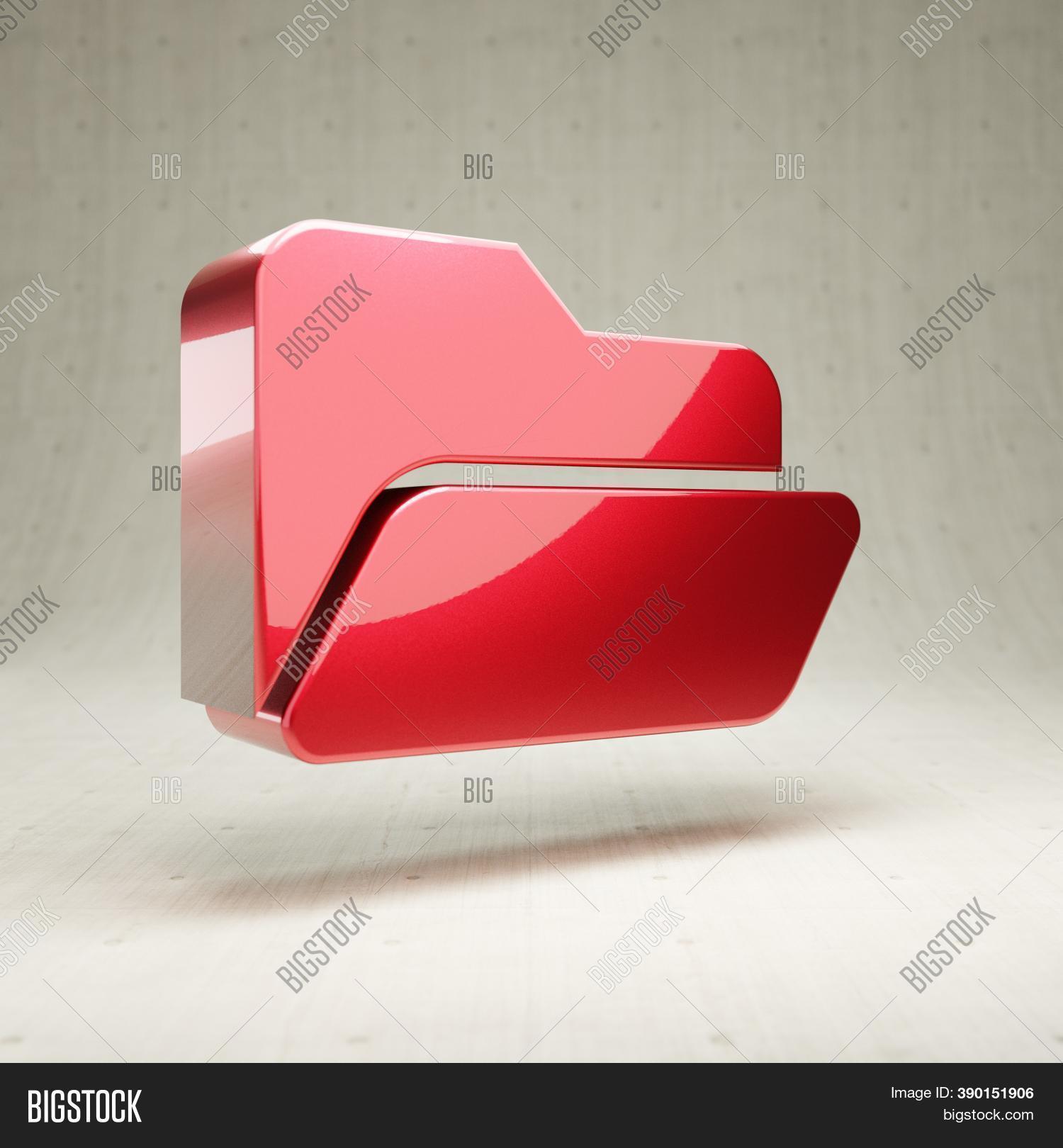 Open Folder Icon. Gold Image & Photo (Free Trial) | Bigstock