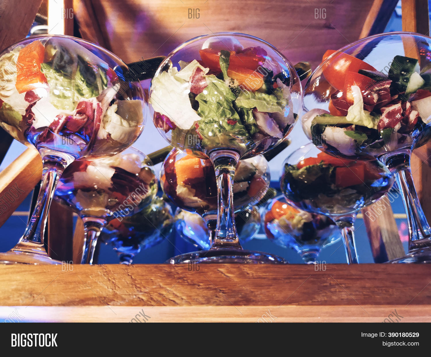 Fresh Salad Glass. Image & Photo (Free Trial) | Bigstock