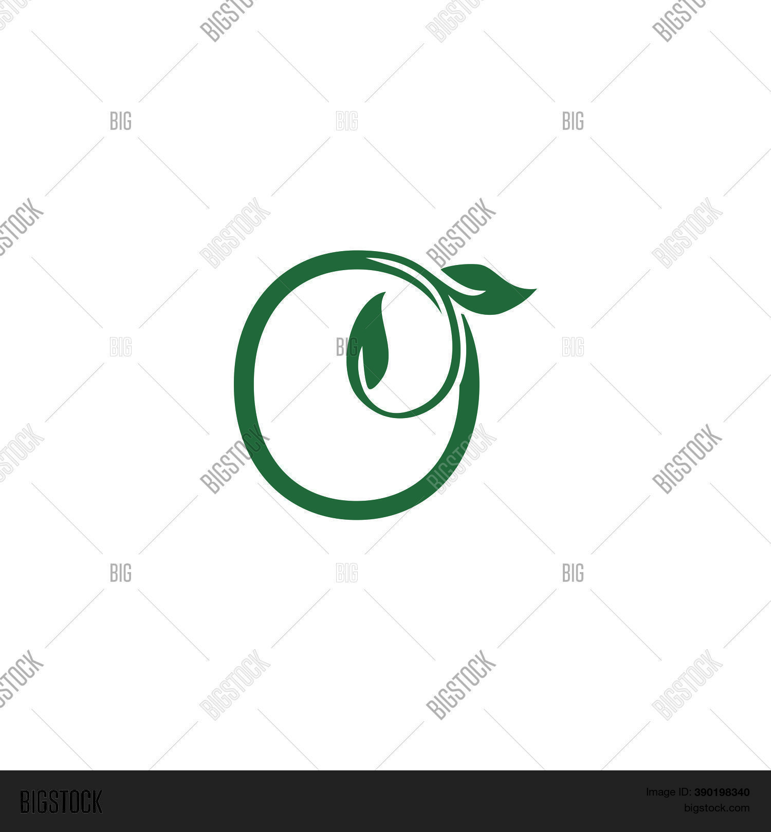 Letter O Sign Nature Vector & Photo (Free Trial) | Bigstock