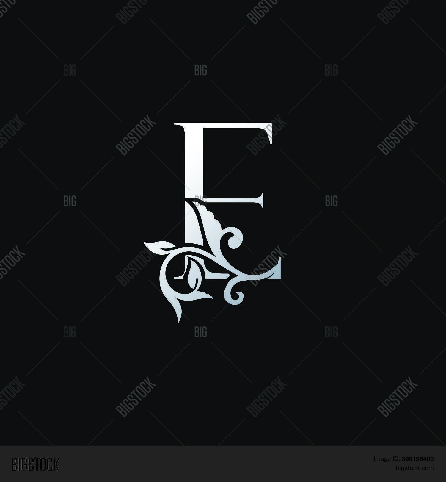Monogram Initial Vector & Photo (Free Trial) | Bigstock