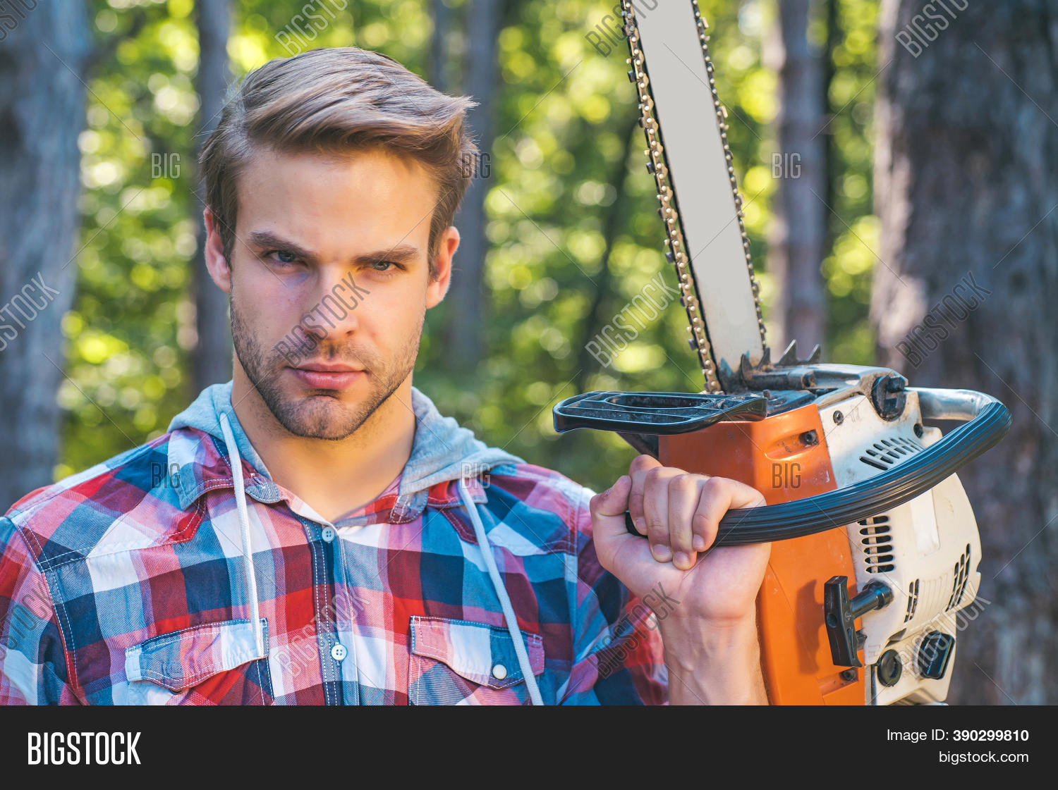 Lumberjack Worker Image & Photo (Free Trial) | Bigstock