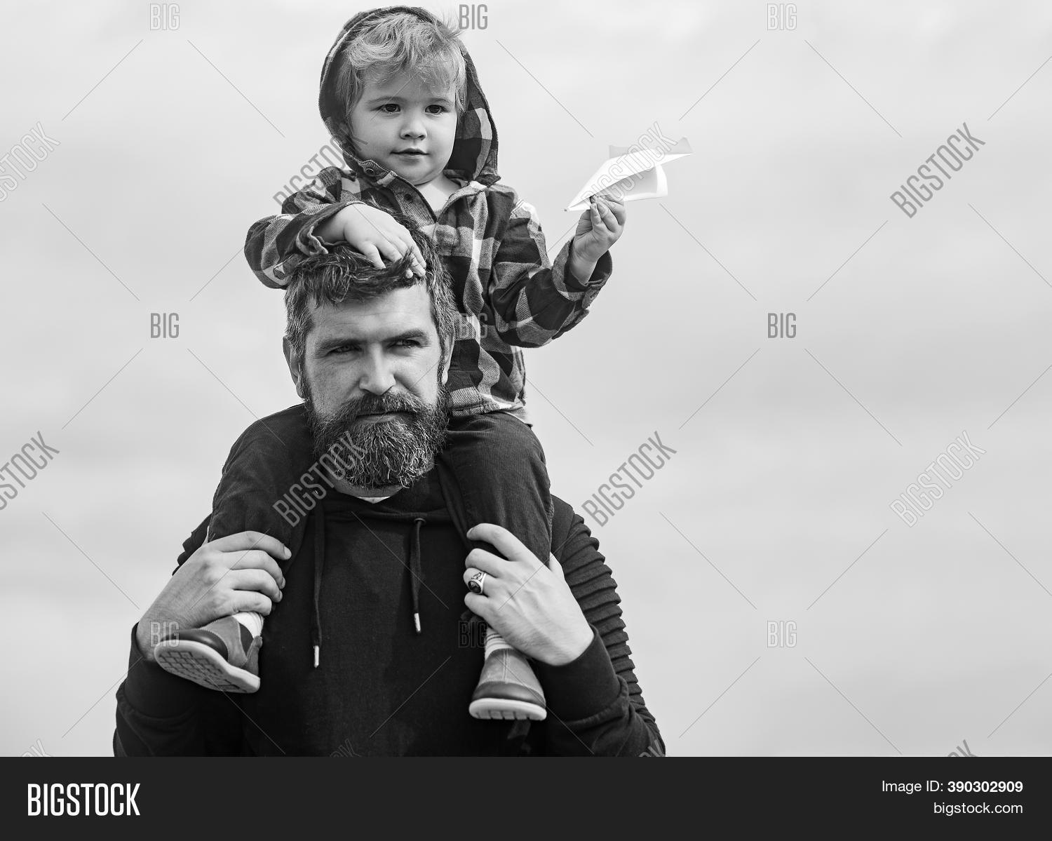 Father Son. Cute Boy Image & Photo (Free Trial) | Bigstock