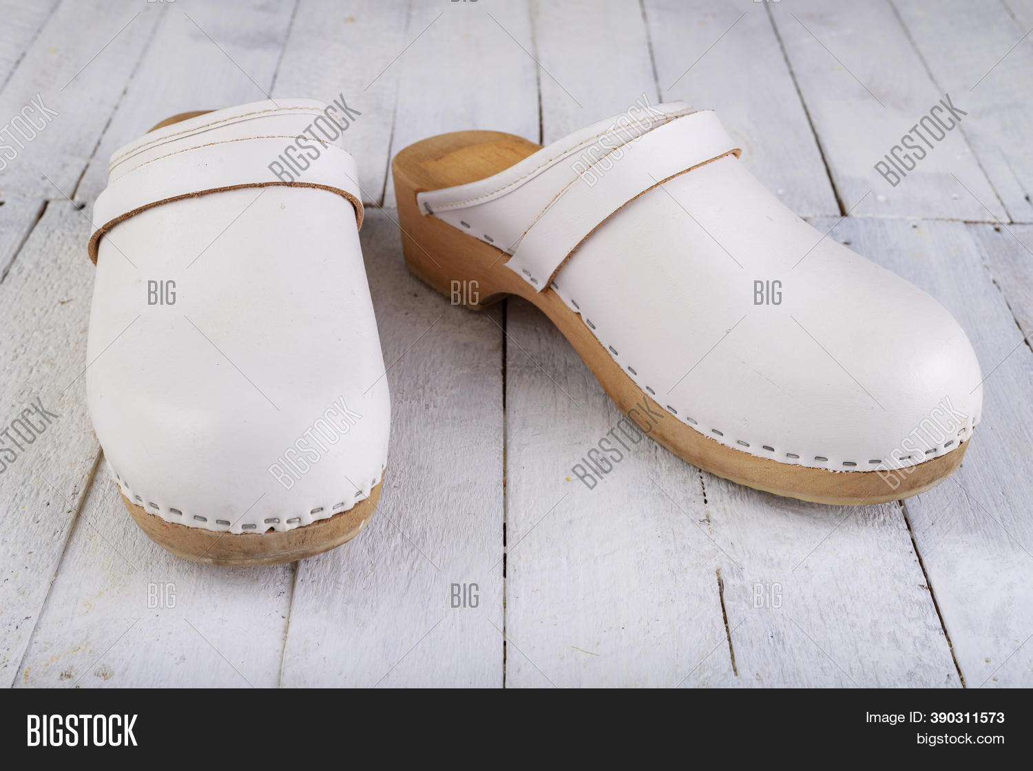 White Clogs On White Image & Photo (Free Trial) | Bigstock