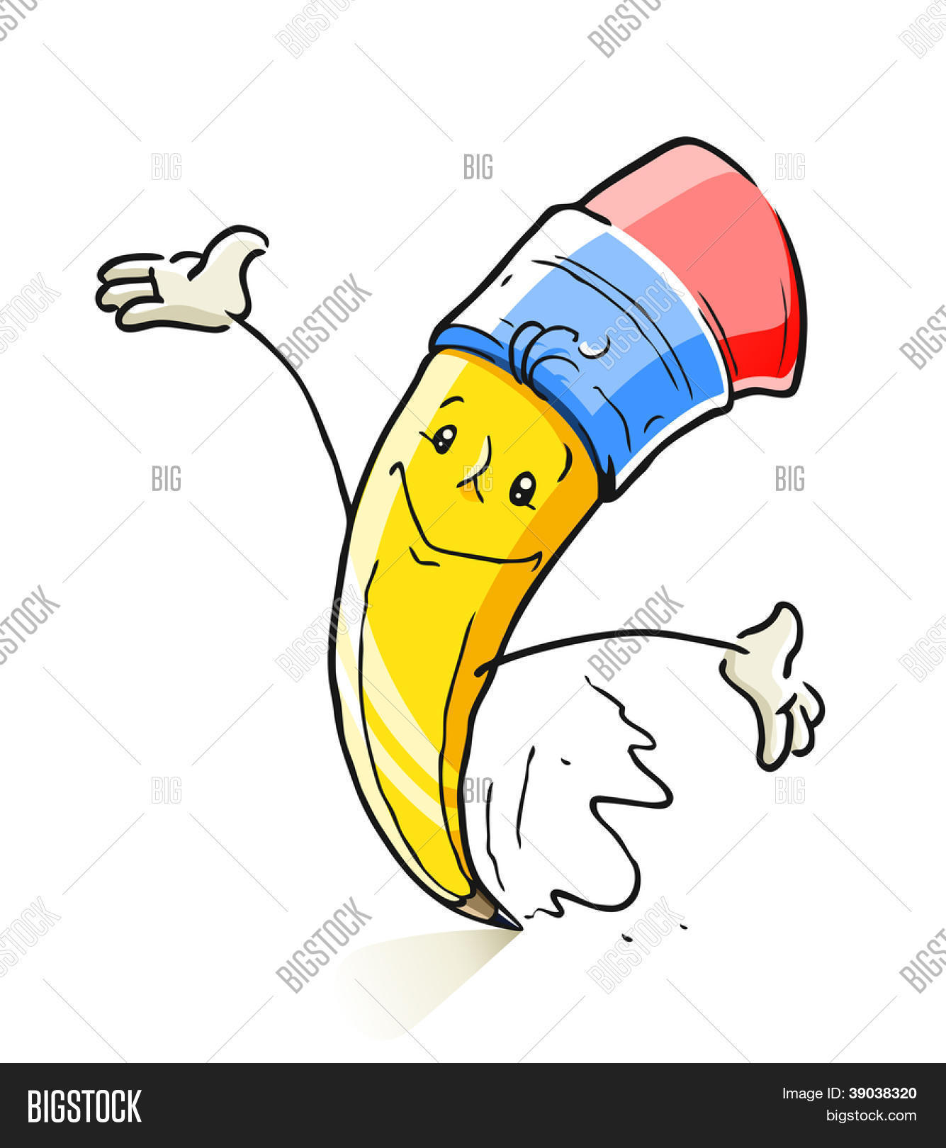 Smiling Cartoon Lead Vector & Photo (Free Trial) | Bigstock