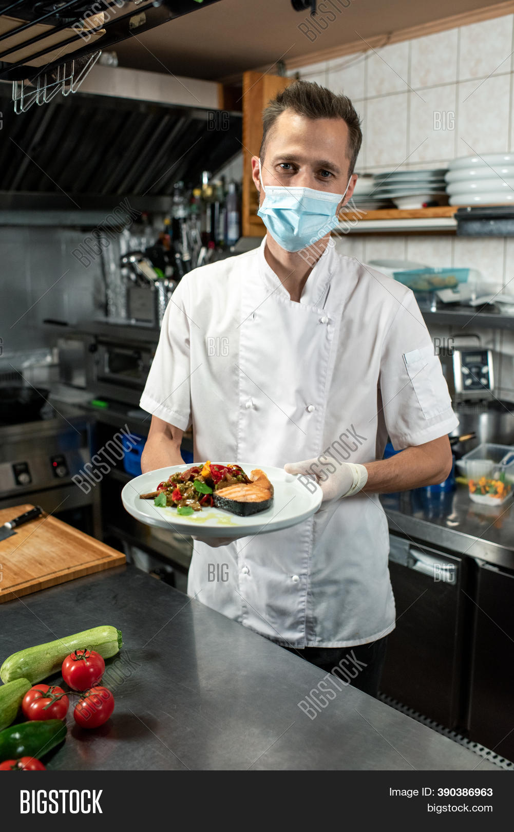 Young Male Chef White Image & Photo (Free Trial) | Bigstock