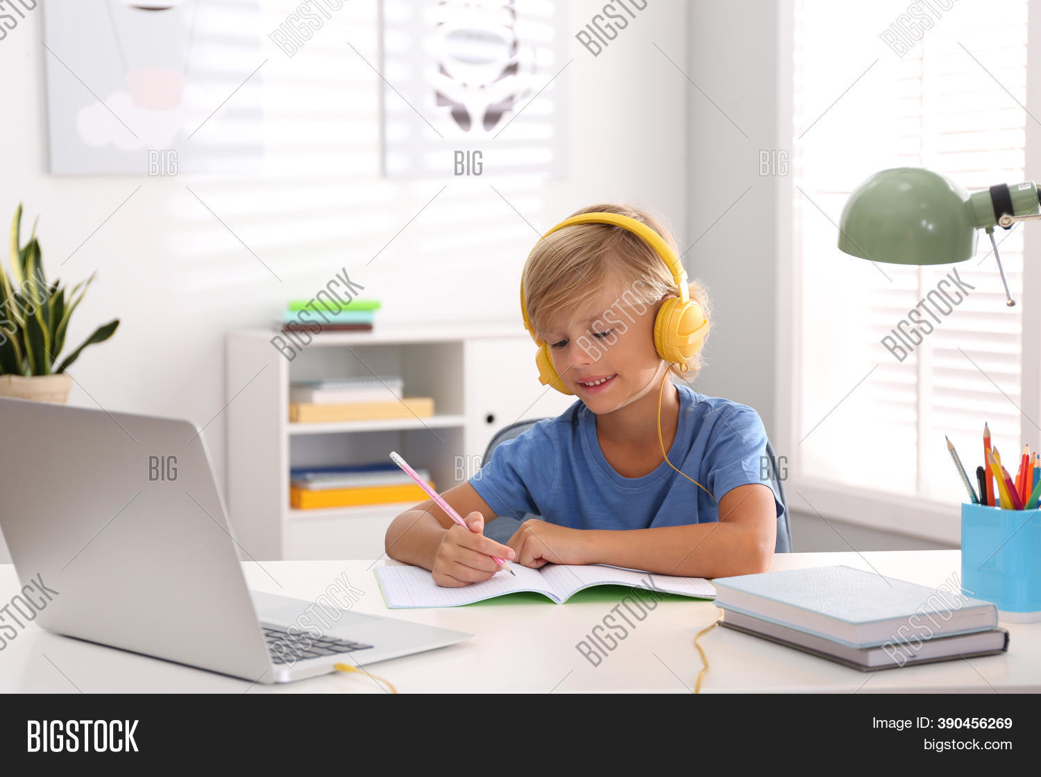 Little Boy Studying Image & Photo (Free Trial) | Bigstock