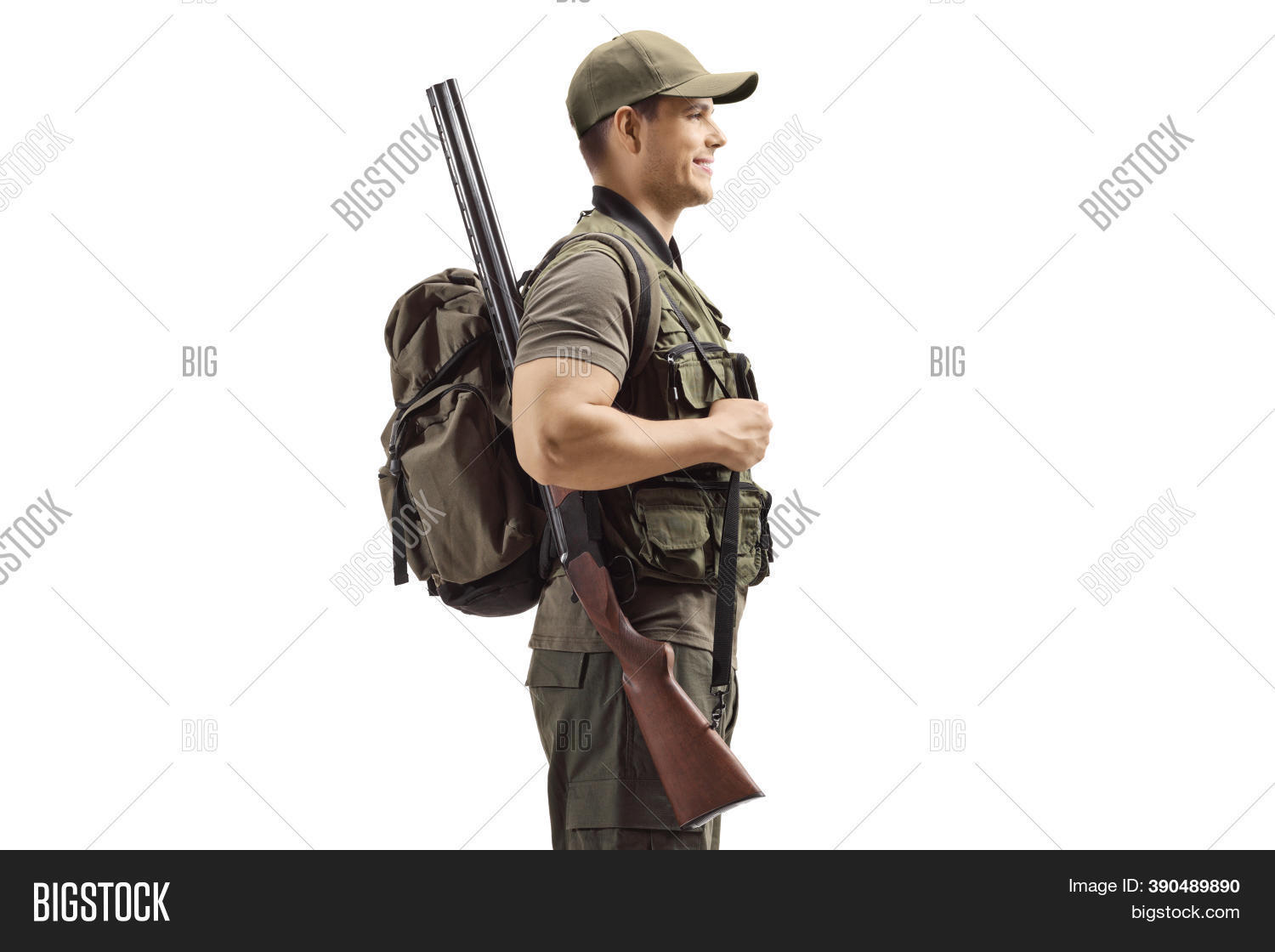 Profile Shot Hunter Image & Photo (Free Trial) | Bigstock