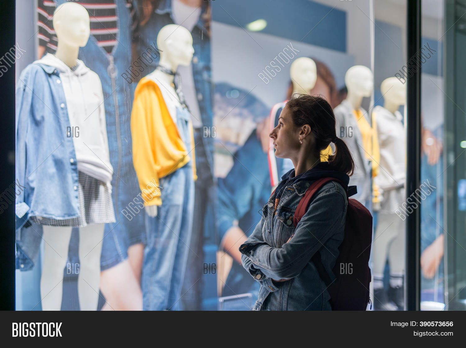 Girl Stands Outside Image & Photo (Free Trial) | Bigstock
