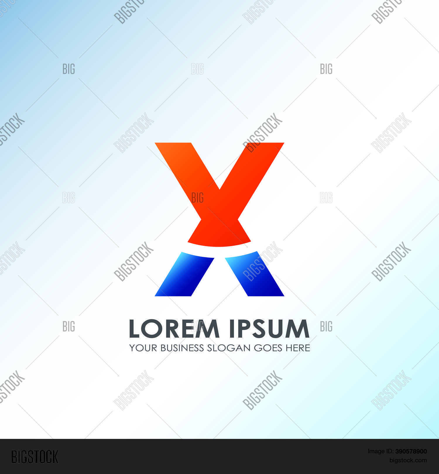 X Letter Technology Vector & Photo (Free Trial) | Bigstock