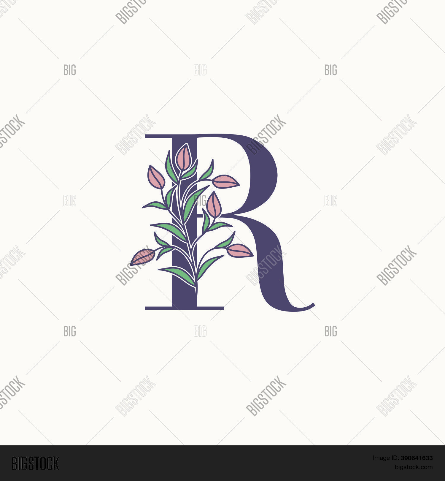 Ornate Initial Letter Vector & Photo (Free Trial) | Bigstock