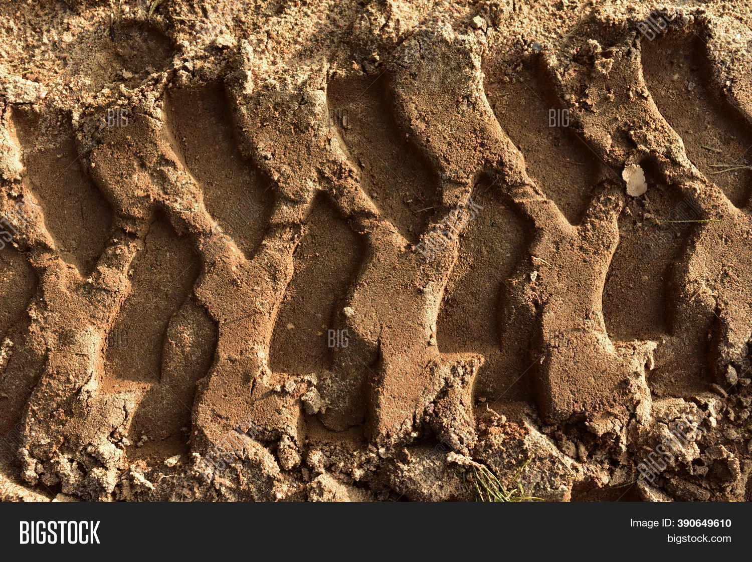 Footprint Wheel Tread Image & Photo (Free Trial) | Bigstock