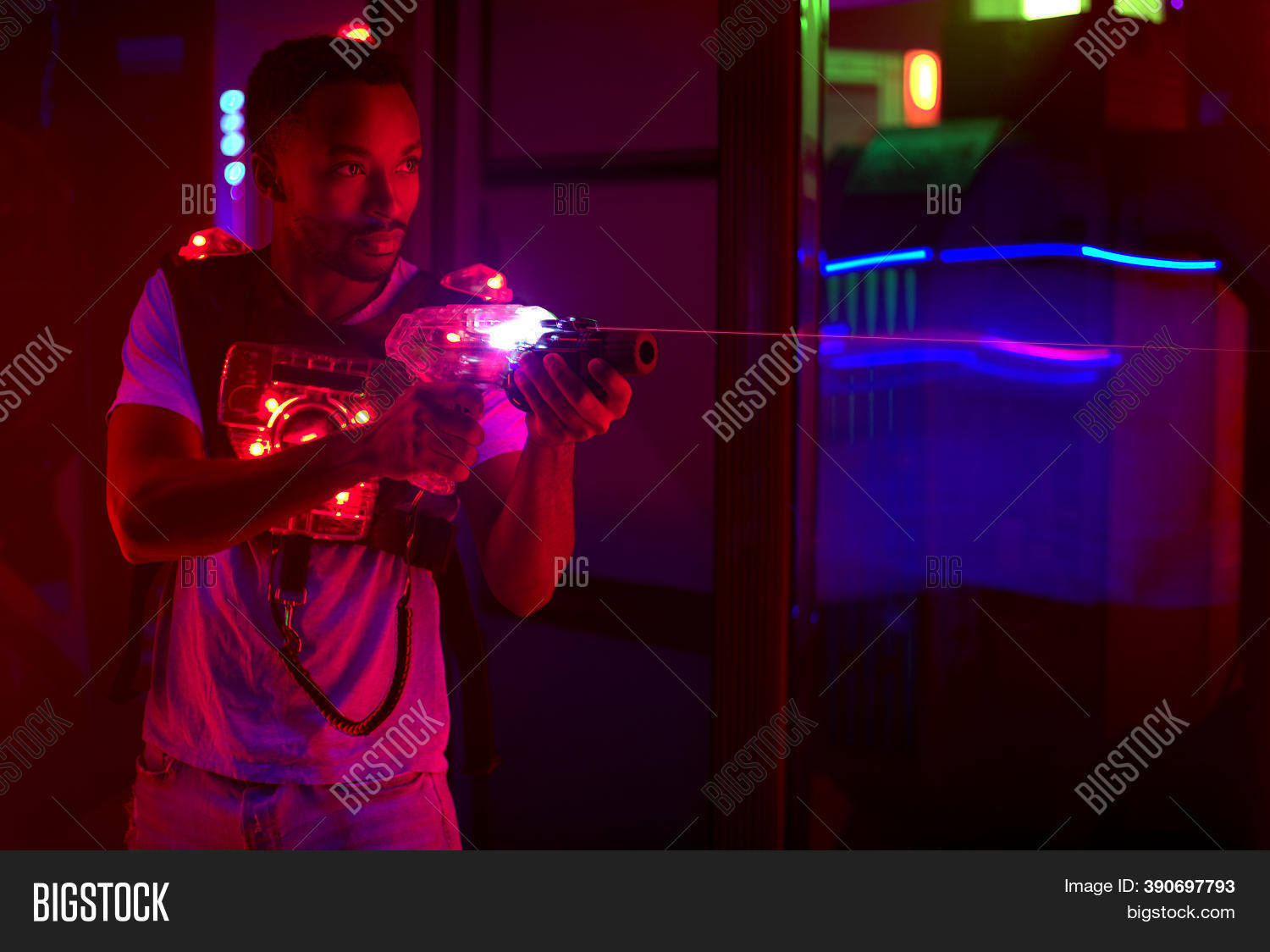 Laser Tag Player Image & Photo (Free Trial) | Bigstock