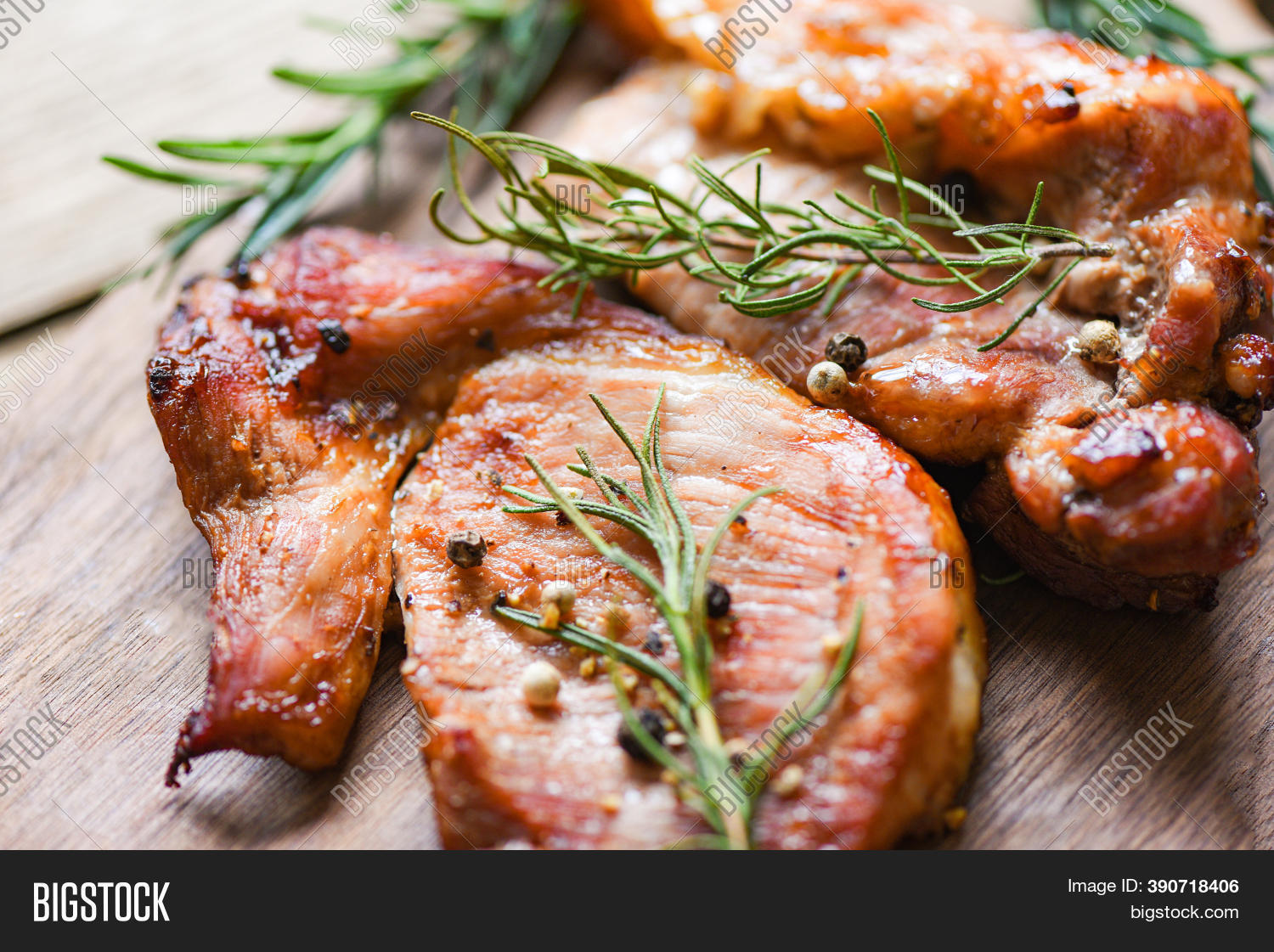 Grilled Pork Meat Image & Photo (Free Trial) | Bigstock