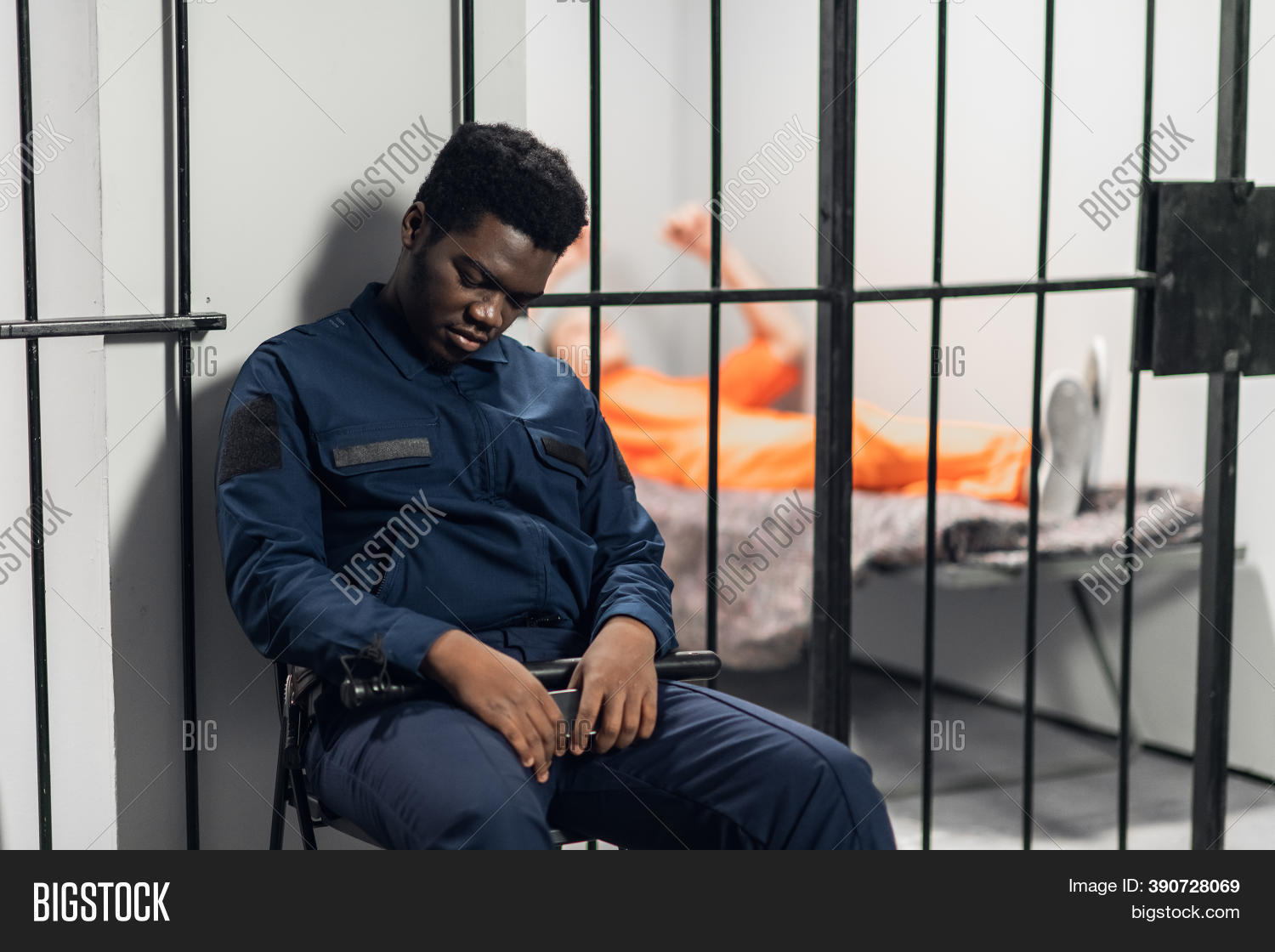 Strong Black Prison Image & Photo (Free Trial) | Bigstock