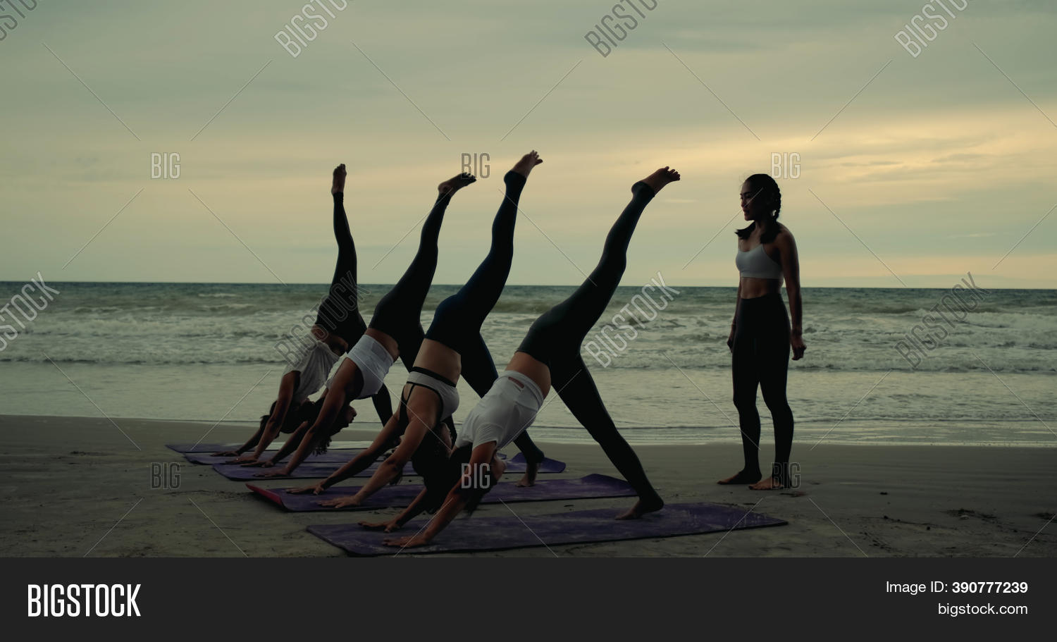 Group Females Yoga Image & Photo (Free Trial) | Bigstock