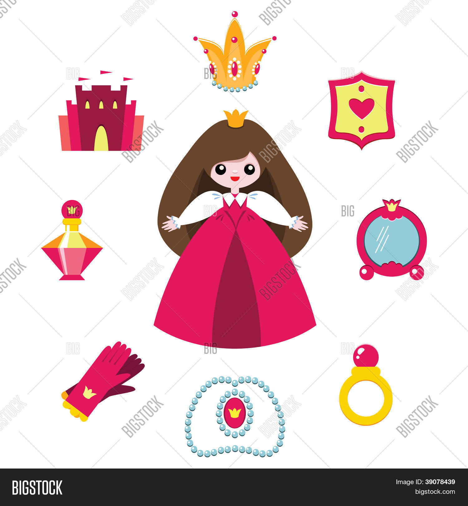 Princess Design Vector & Photo (Free Trial) | Bigstock