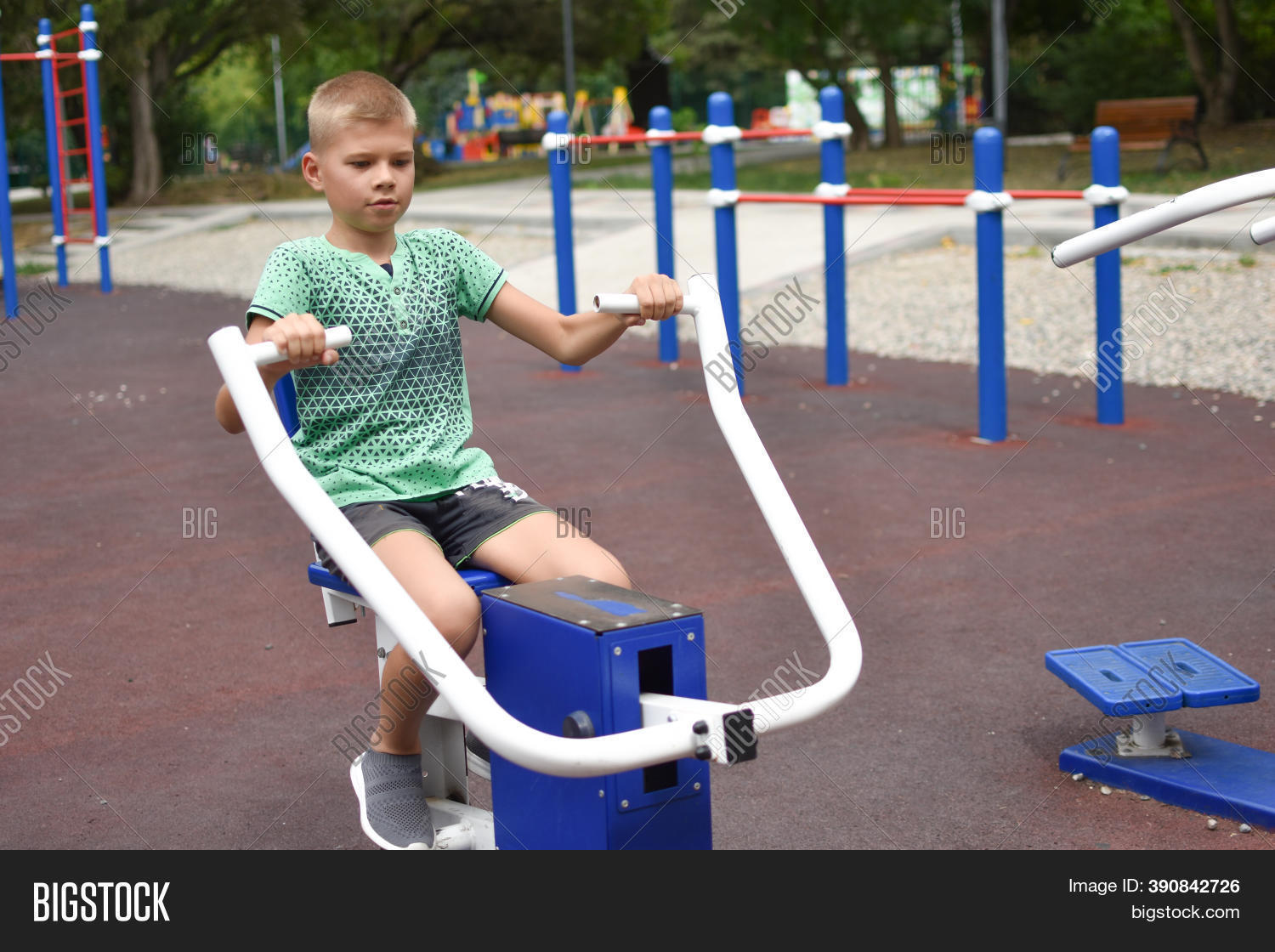Boy Child Doing Sports Image & Photo (Free Trial) | Bigstock