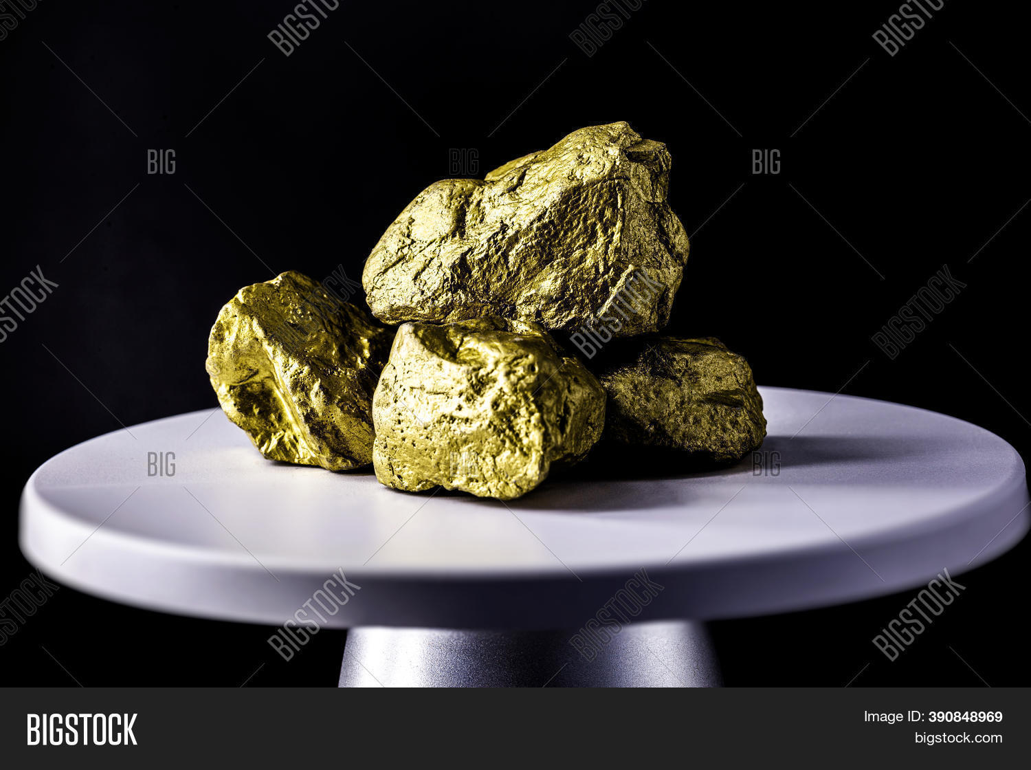 Gold Stone On Image & Photo (Free Trial) | Bigstock