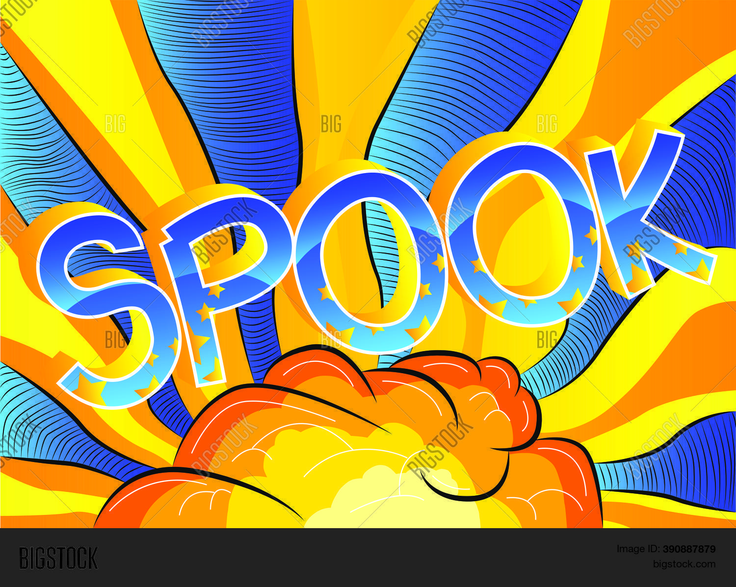 Spook Comic Book Vector & Photo (Free Trial) | Bigstock