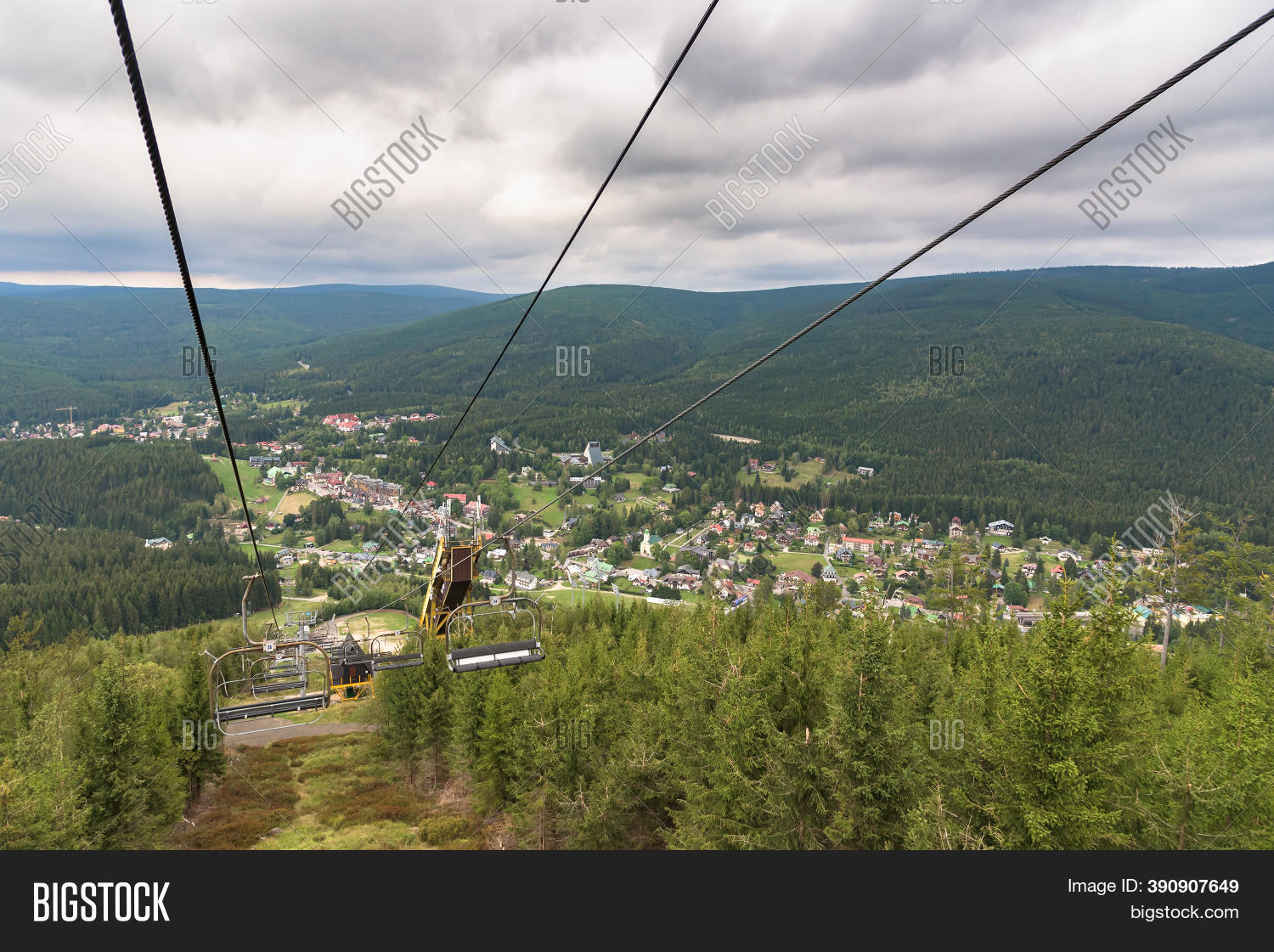 Aerial View Harrachov Image & Photo (Free Trial) | Bigstock