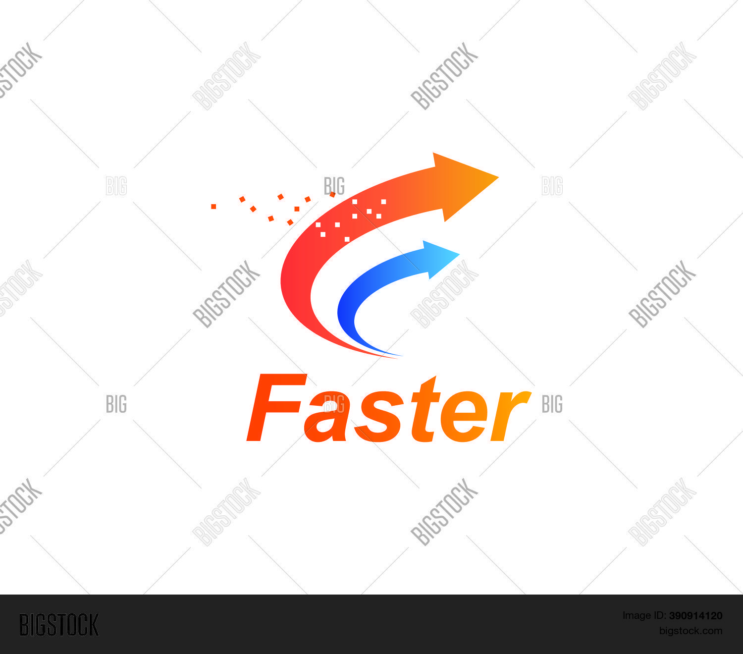 Faster Logo Icon Vector & Photo (Free Trial) | Bigstock