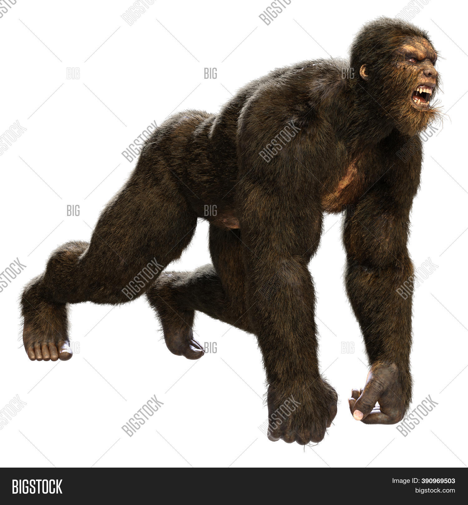 3D Rendering Sasquatch Image & Photo (Free Trial) | Bigstock