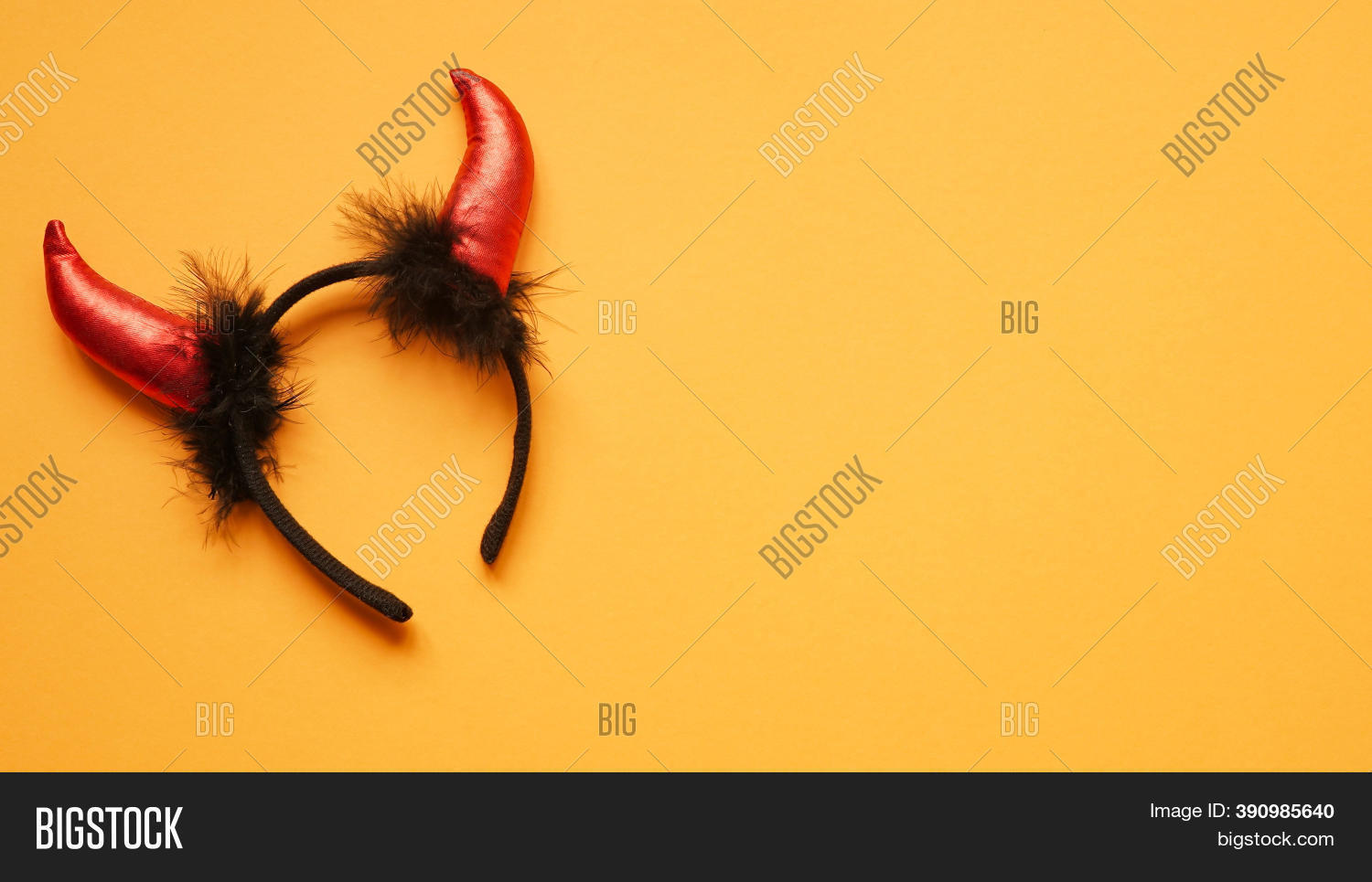 Red Devil Horns Head Image & Photo (Free Trial) | Bigstock