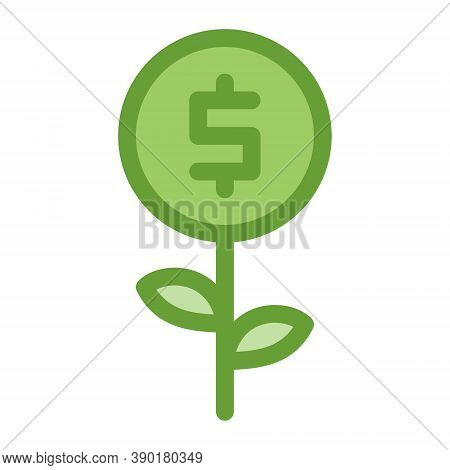 Money Tree Icon Flat Vector & Photo (Free Trial) | Bigstock