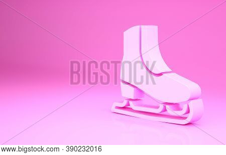 Pink Skates Icon Image & Photo (Free Trial) | Bigstock
