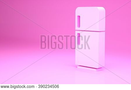 Pink Refrigerator Icon Image & Photo (Free Trial) | Bigstock