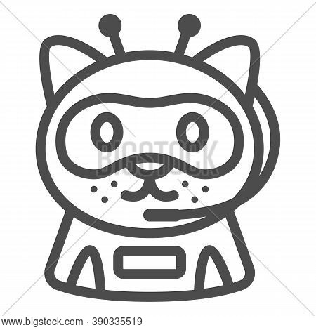 Robot Cat Line Icon, Vector & Photo (Free Trial) | Bigstock