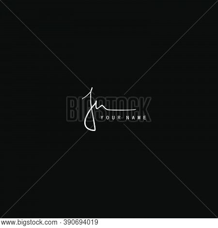 Signature Logo J N, Vector & Photo (Free Trial) | Bigstock