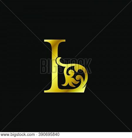 Gold Luxury Letter L Vector & Photo (Free Trial) | Bigstock