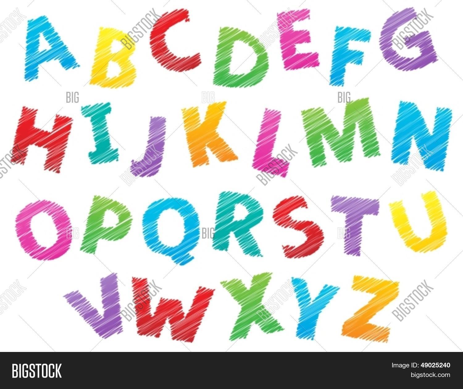 Image Alphabet Theme Vector & Photo (Free Trial) | Bigstock