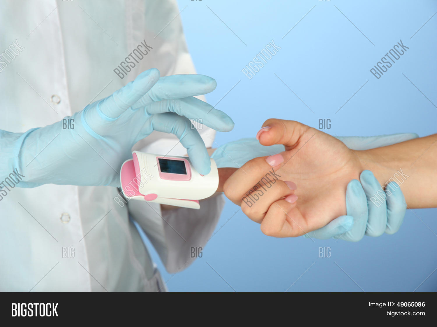 Doctor Measuring Pulse Image & Photo (Free Trial) | Bigstock