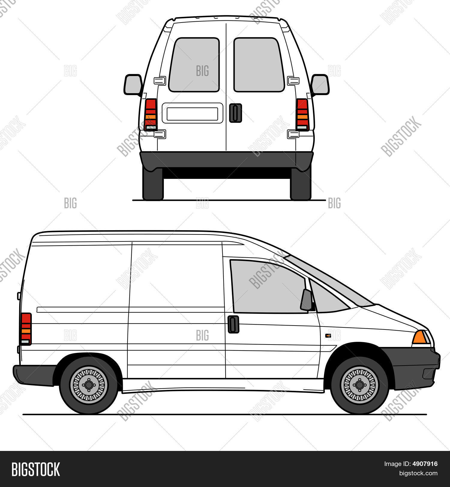 Delivery Van Vector & Photo (Free Trial) | Bigstock