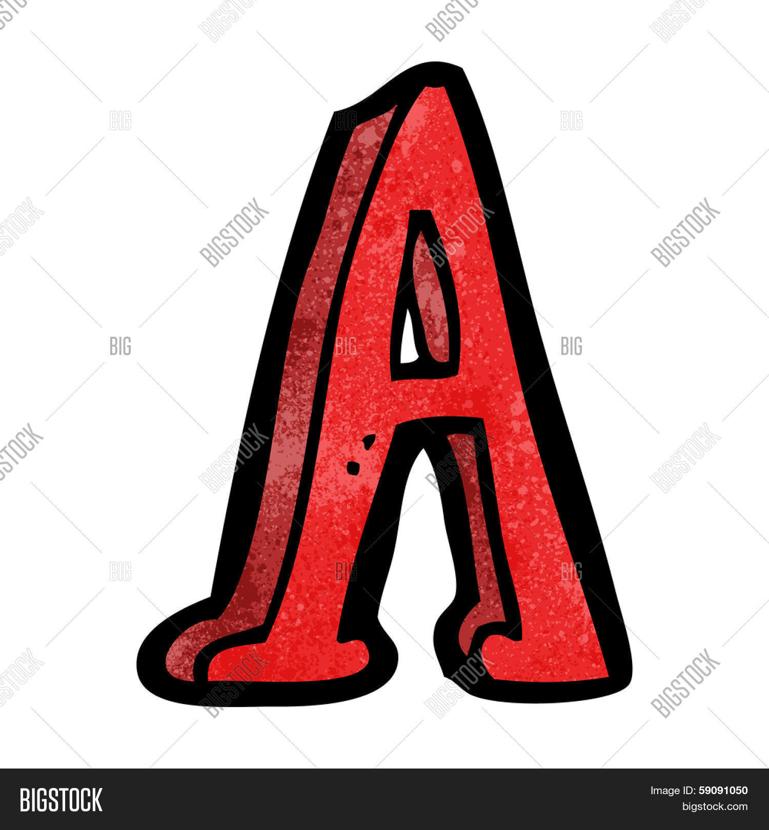 Cartoon Letter Vector & Photo (Free Trial) | Bigstock