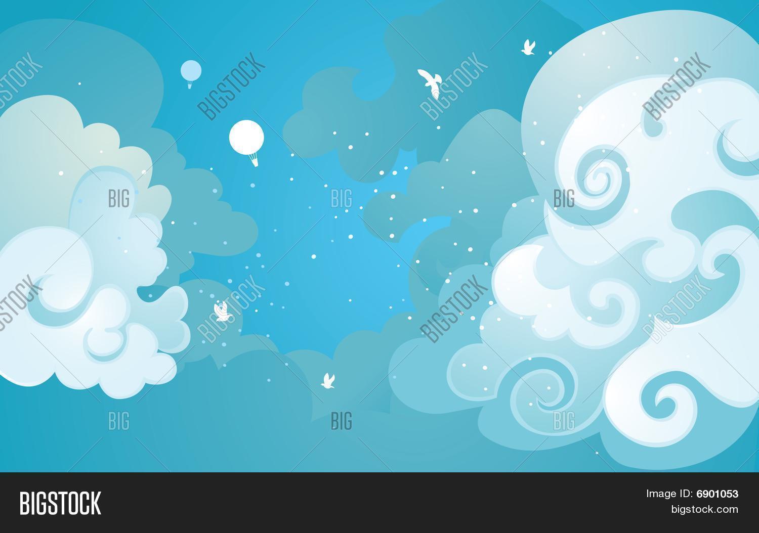 Cloud Background Vector & Photo (Free Trial) | Bigstock