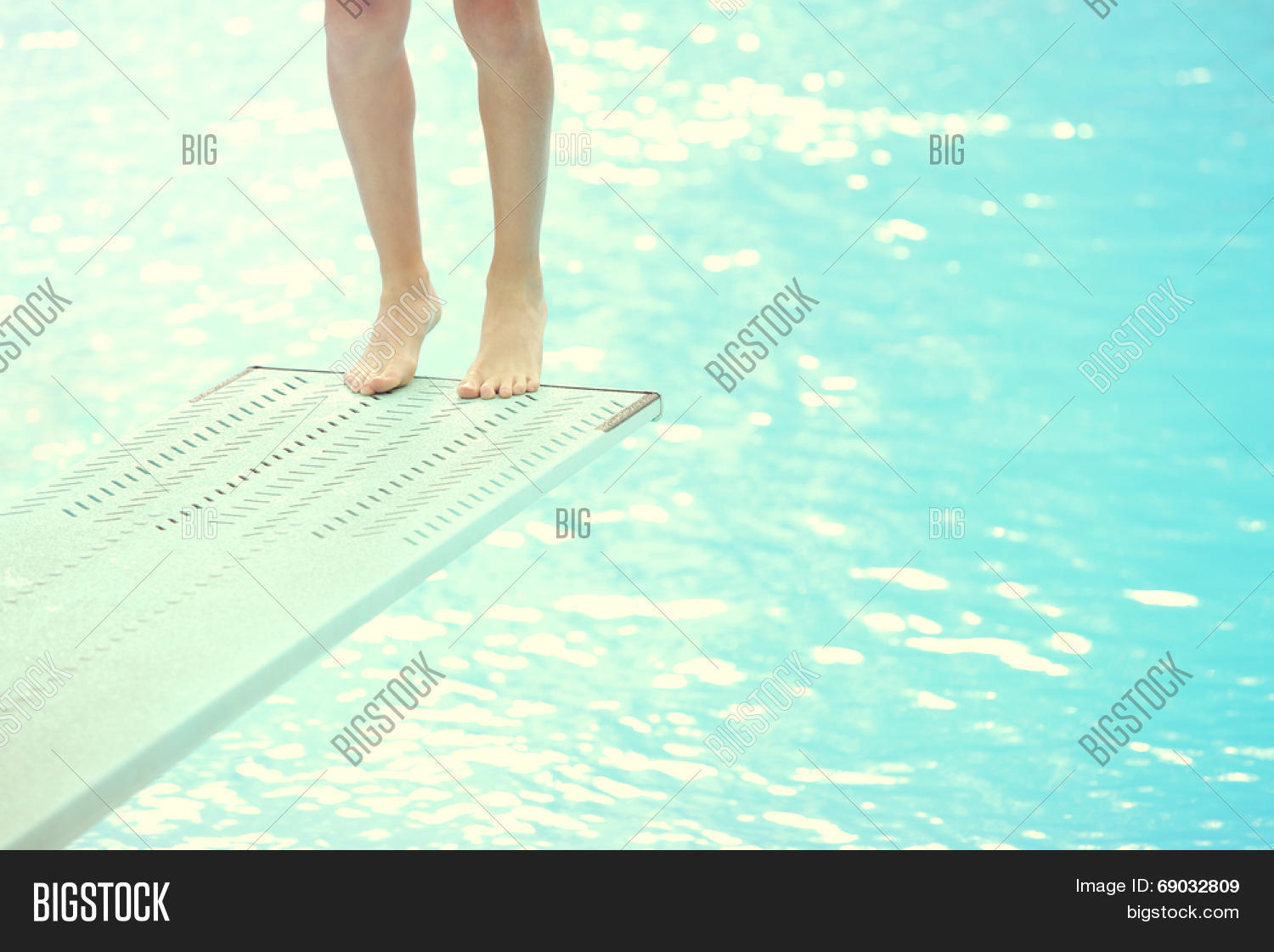Feet On Diving Board Image & Photo (Free Trial) | Bigstock