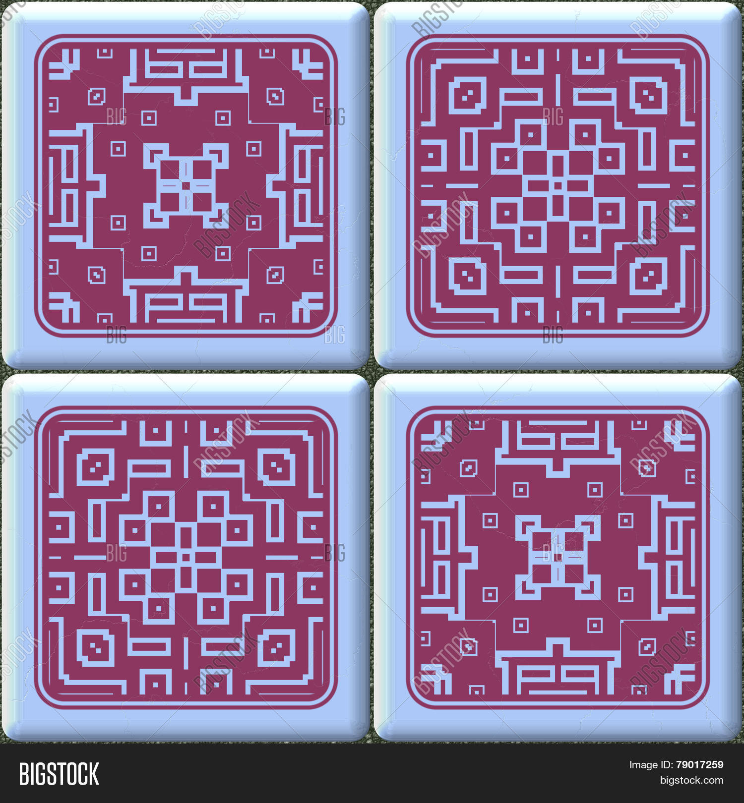 Cube Tiles Seamless Image & Photo (Free Trial) | Bigstock