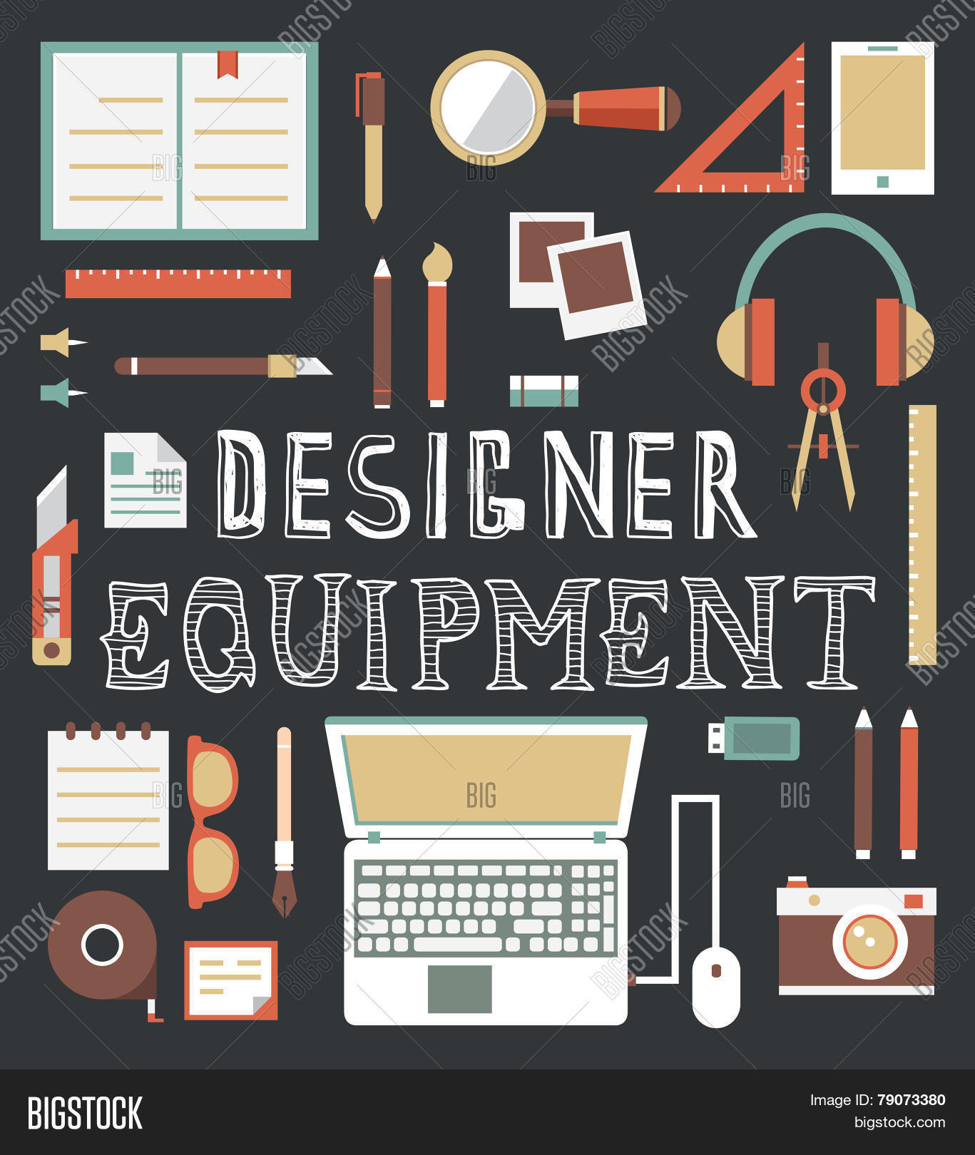 Vector Set Equipment Vector & Photo (Free Trial) | Bigstock