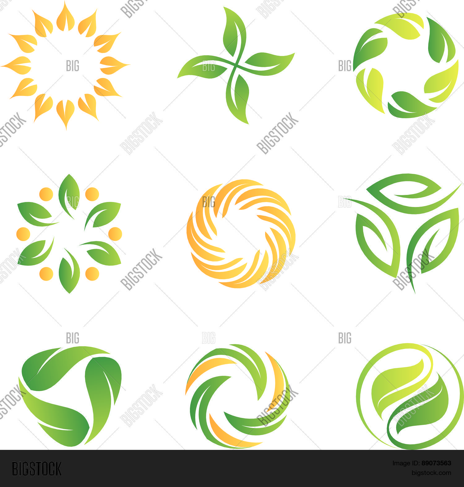 Nature Loop Logos Vector & Photo (Free Trial) | Bigstock