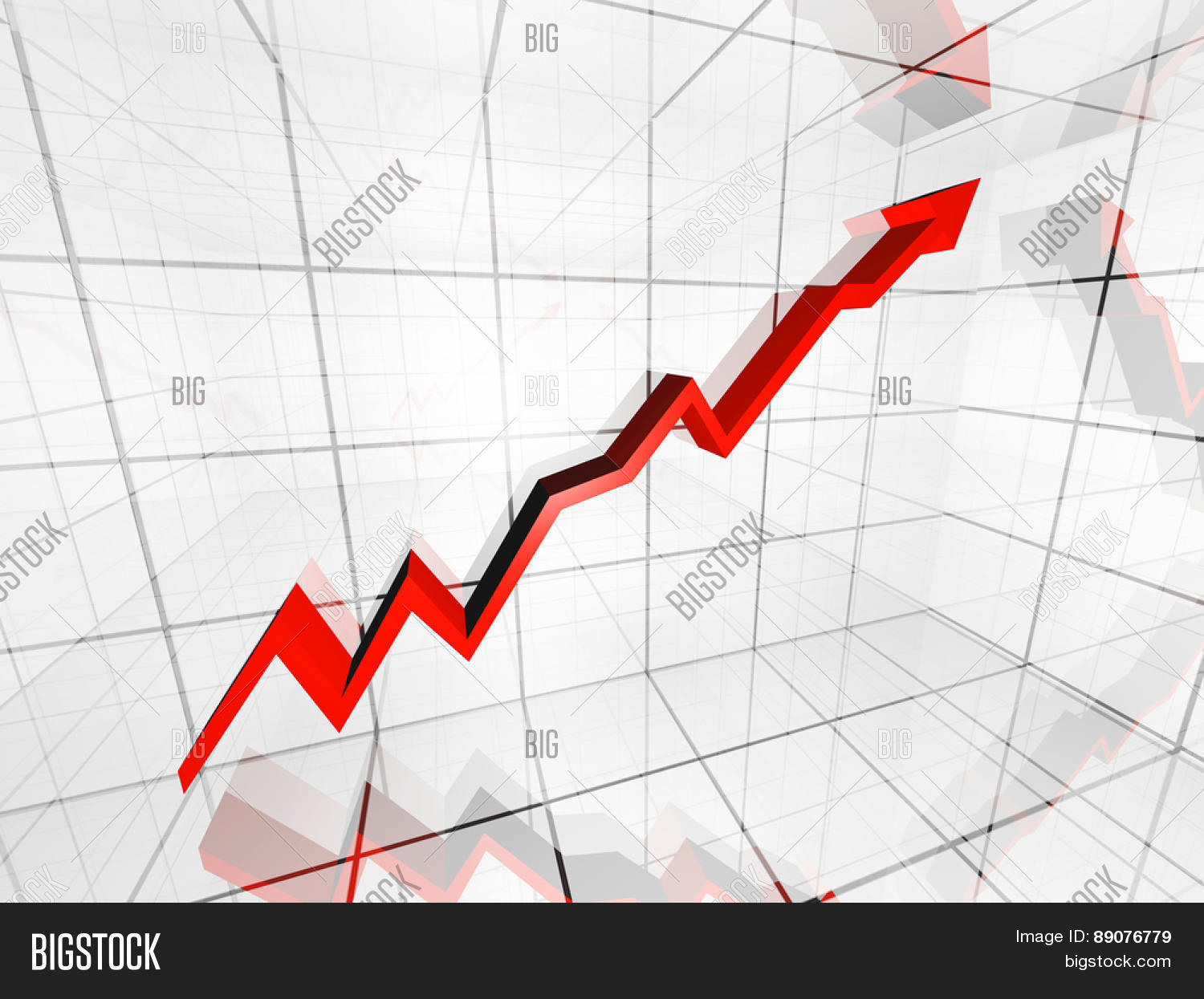 3d Financial Graph Image & Photo (Free Trial) | Bigstock