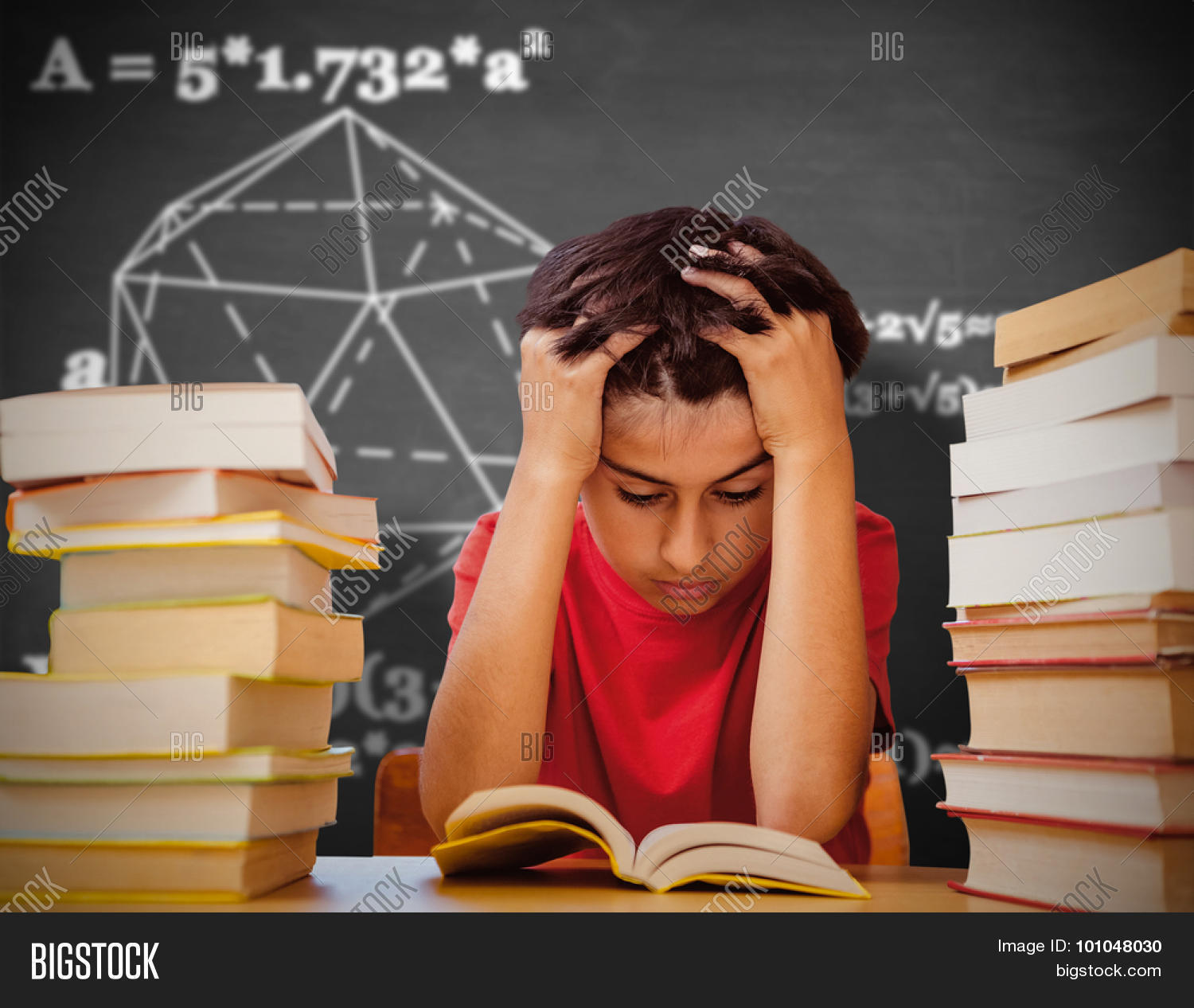 Tensed Boy Sitting Image & Photo (Free Trial) | Bigstock