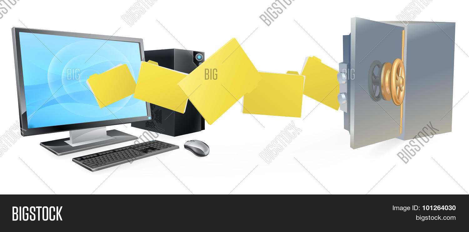Computer Safe Secure Vector & Photo (Free Trial) | Bigstock